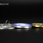 Customizable Embossed Personalized Metal Badges With Rings ...