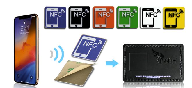 Customized Hot Sale Social Media Metal Nfc Card With Etching Logo